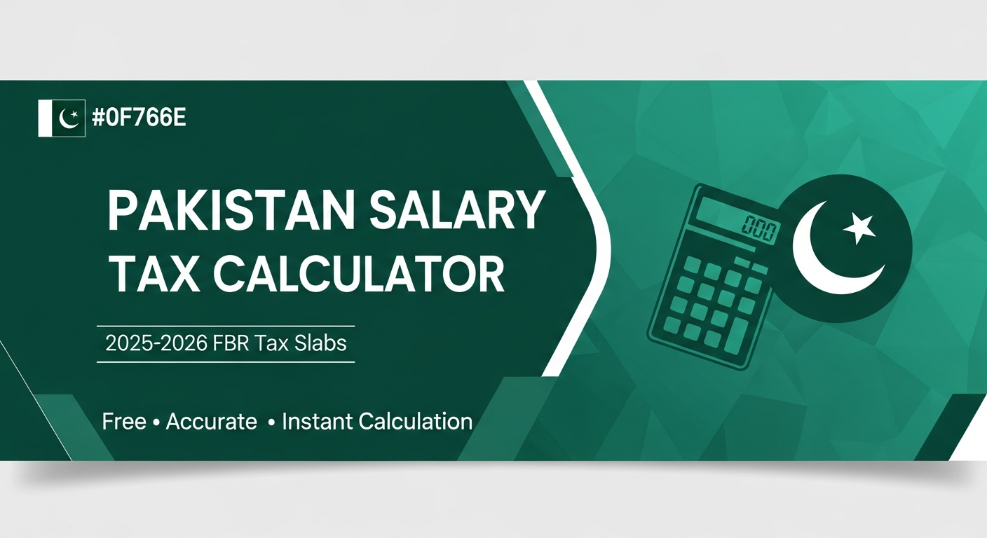 Tax Calculator Pakistan 2025-26 | Free Salary Tax Calculator
